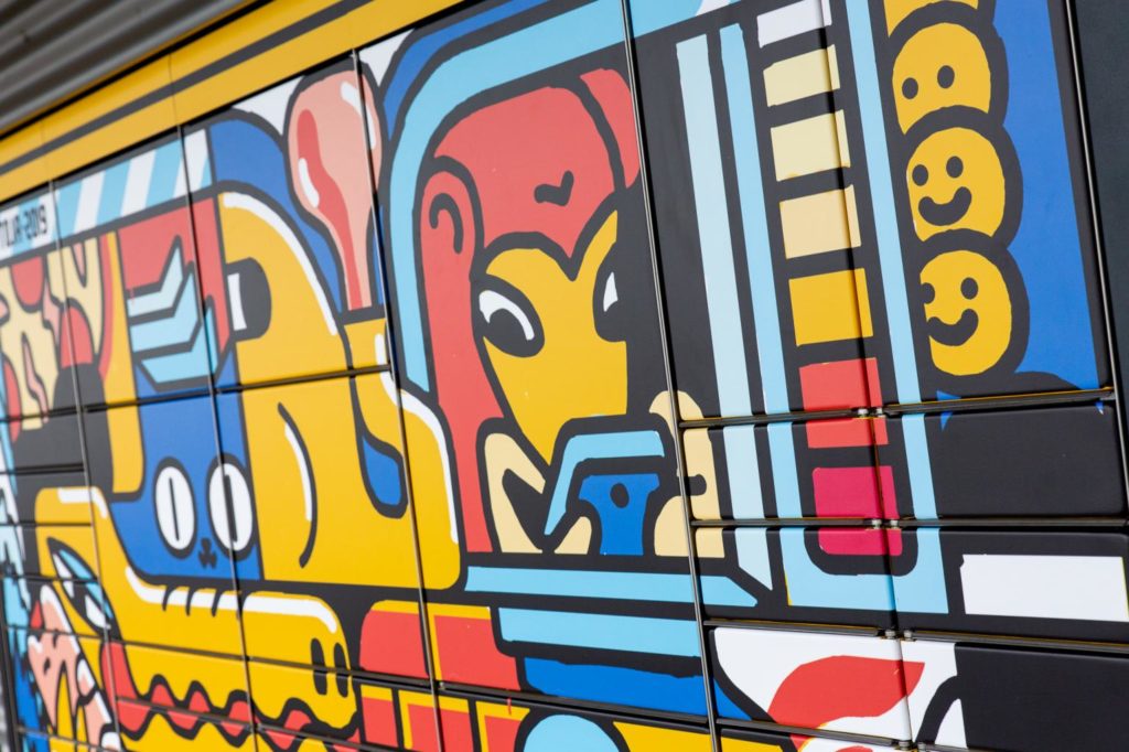 Lithuania Post reveals new illustrated parcel lockers - Parcel and ...