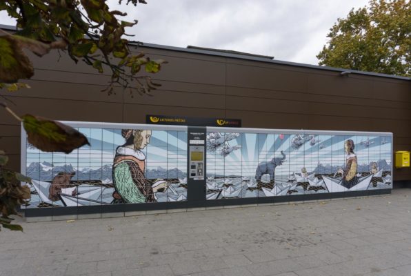 Lithuania Post reveals new illustrated parcel lockers - Parcel and ...