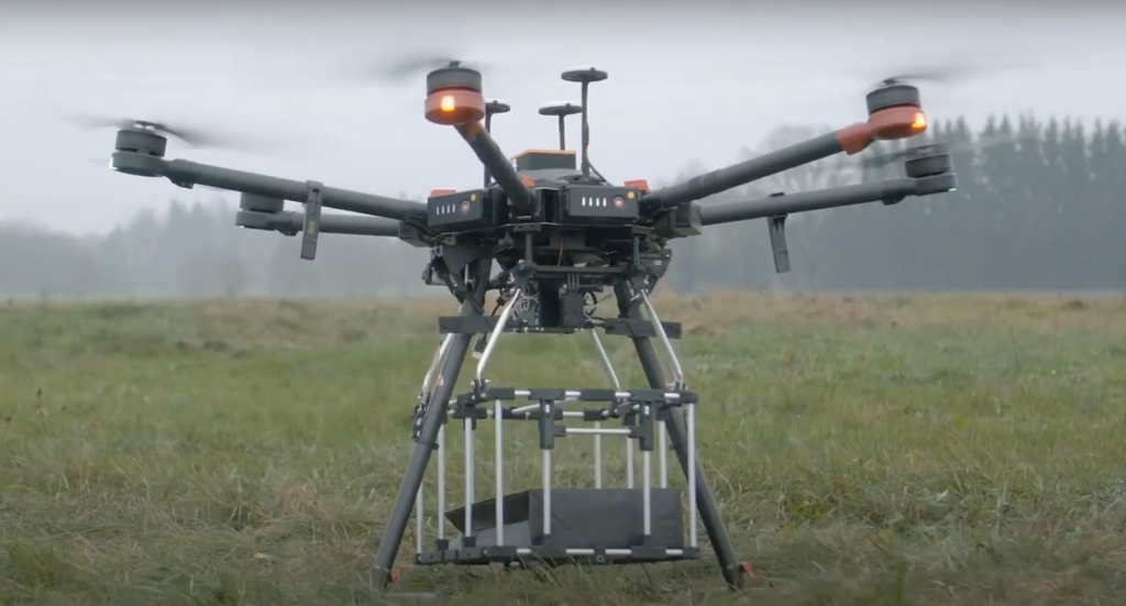 First-ever remote drone delivery in Latvia completed - Parcel and ...