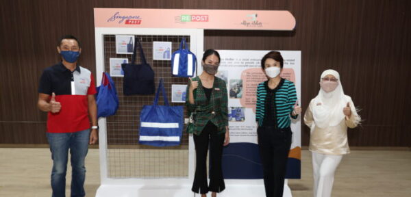 SingPost launches upcycling initiative for discarded blue uniforms ...