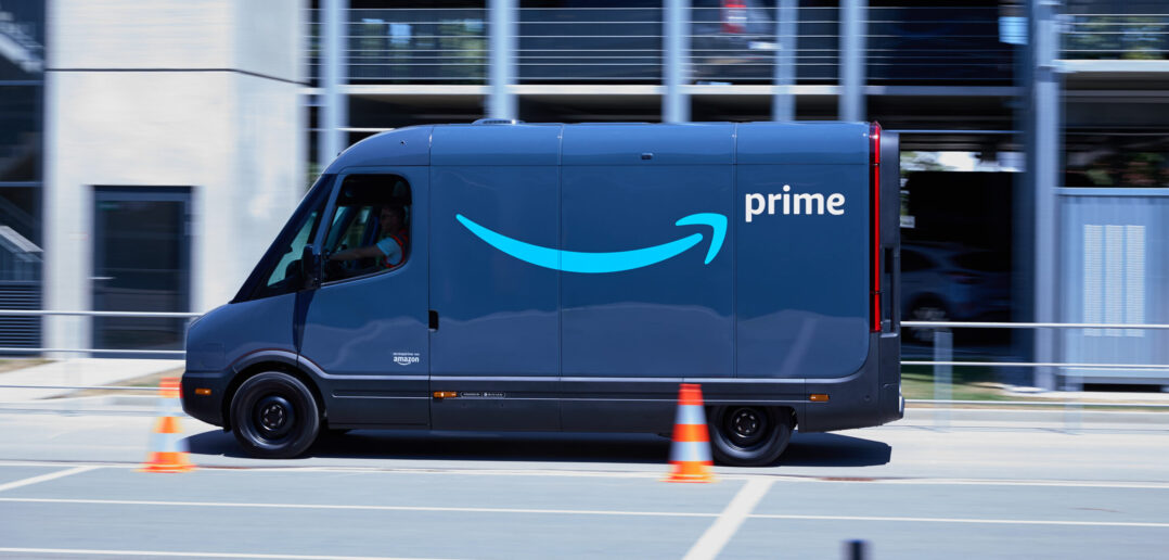 Amazon rolls out Rivian electric delivery vans in Europe | Parcel and ...