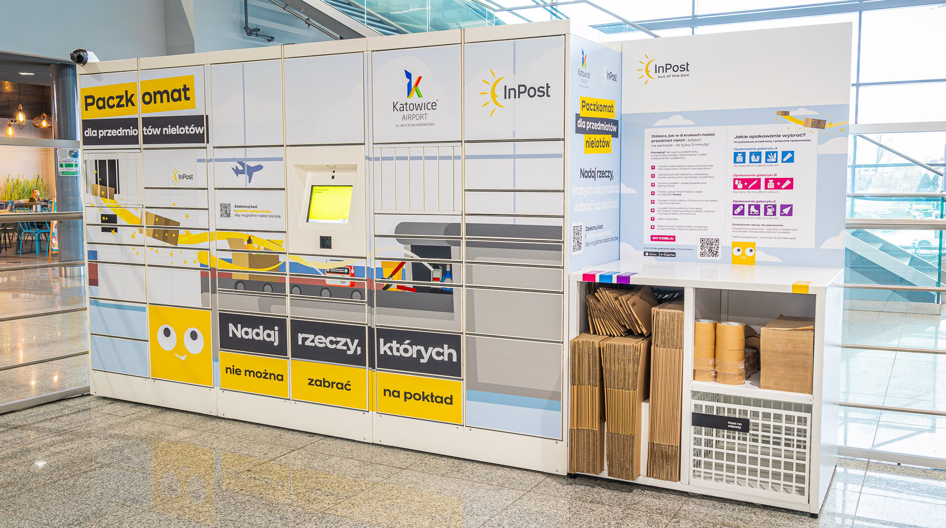 InPost Launches Parcel Locker Service At Katowice Airport Parcel And InPost Launches Parcel Locker Service At Katowice Airport Parcel And