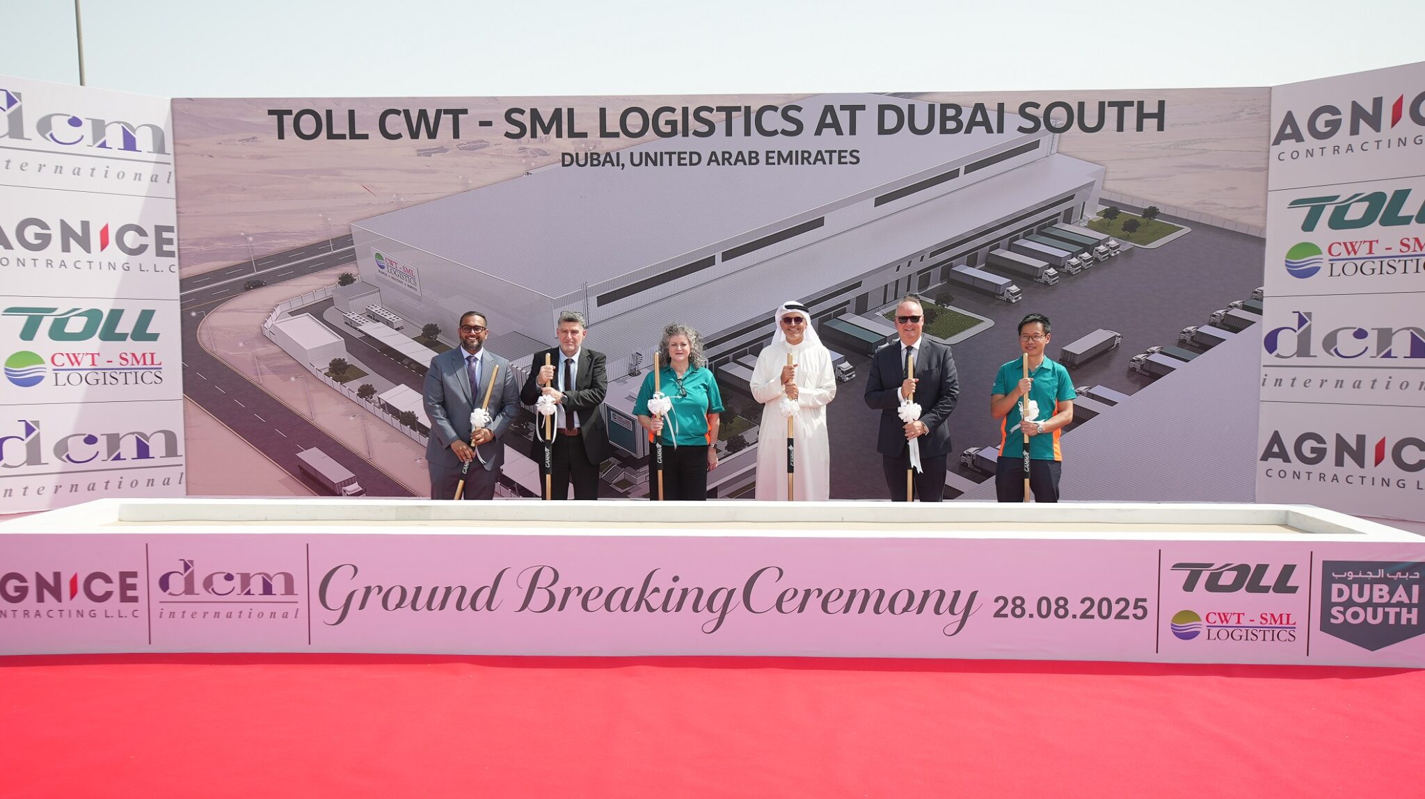 Toll Group and CWT break ground on DC6 distribution center in Dubai ...