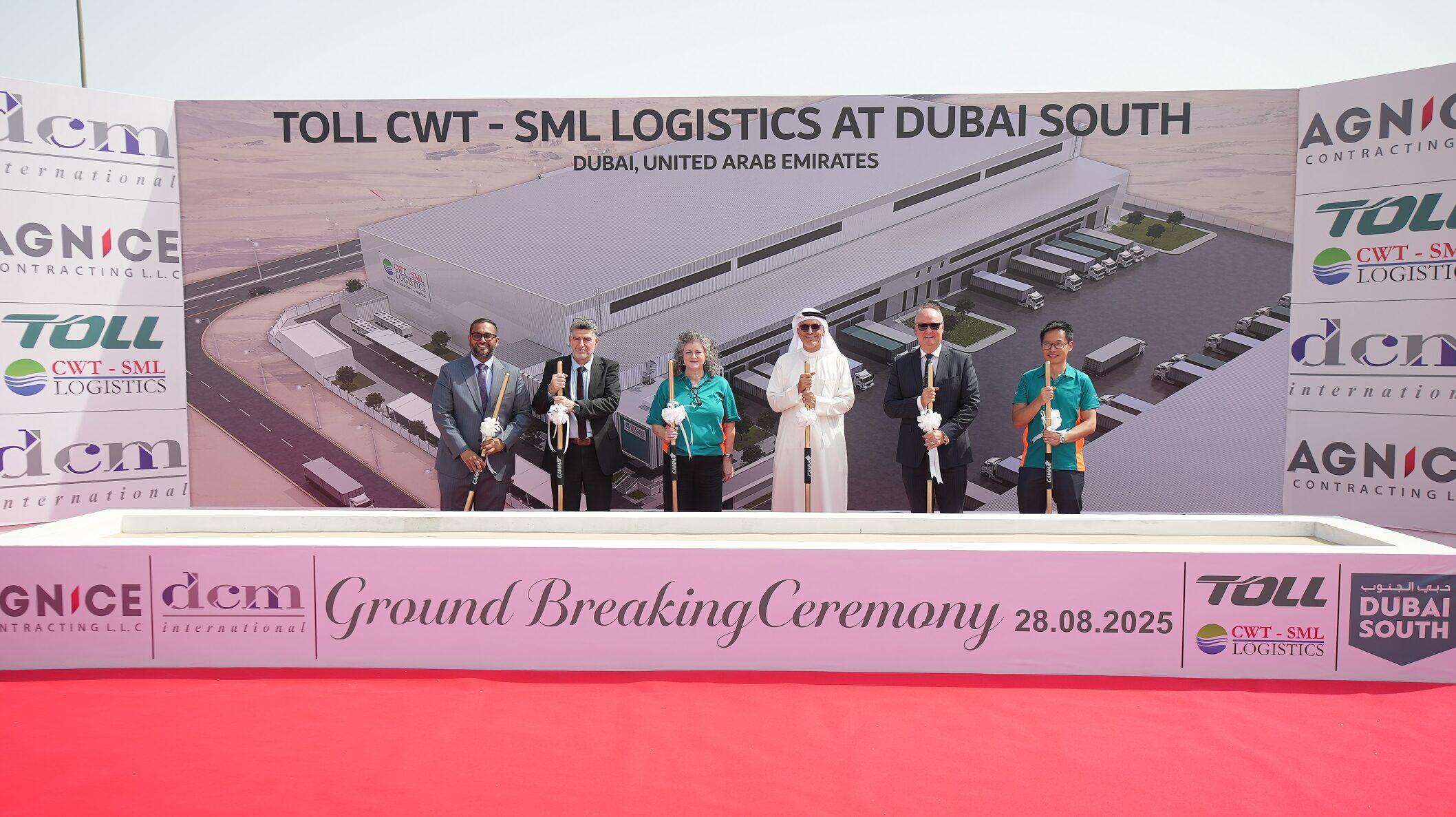 Toll Group and CWT break ground on DC6 distribution center in Dubai ...